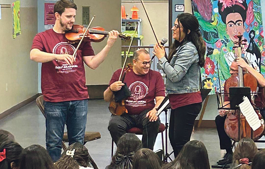 Cuarteto Dalí construye sueños con notas musicales / Building dreams ...